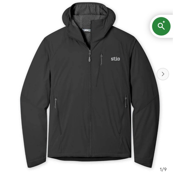 Stio | Jackets & Coats | Mens Dawner Hooded Jacket Boundary Black ...